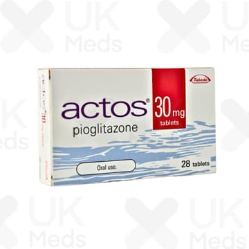 Buy Actos (Pioglitazone): tablets from £1.10 each | UK Meds
